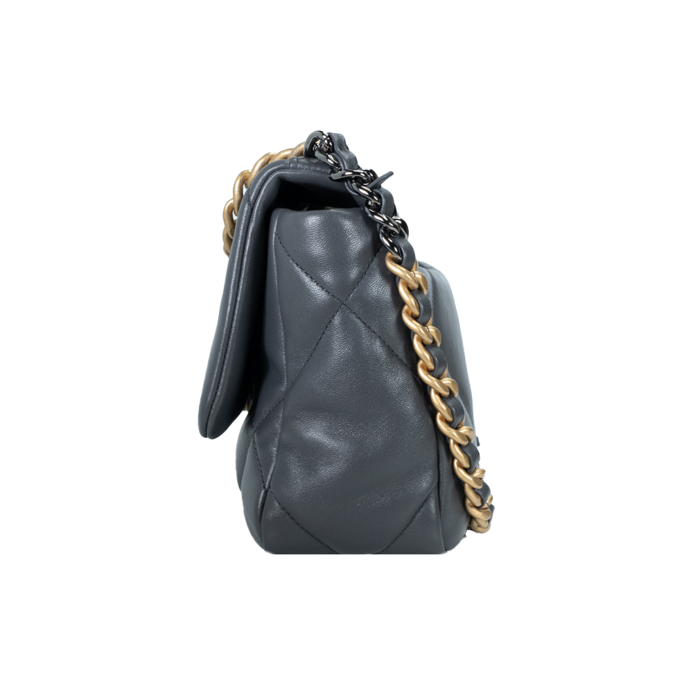 Chanel Lambskin Small 19 Gray - Luxury In Reach
