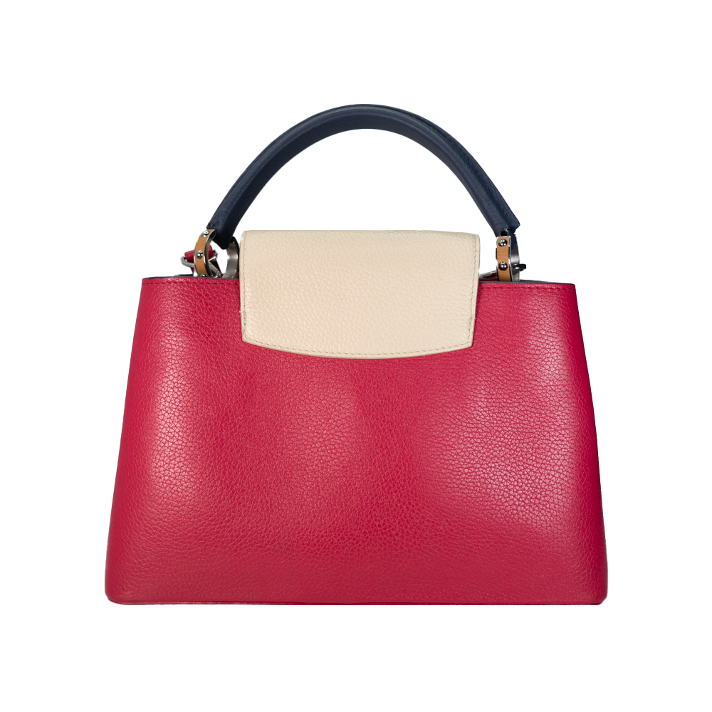 Louis Vuitton Vachetta Limited Edition Capucines PM Tri-Color Red ...