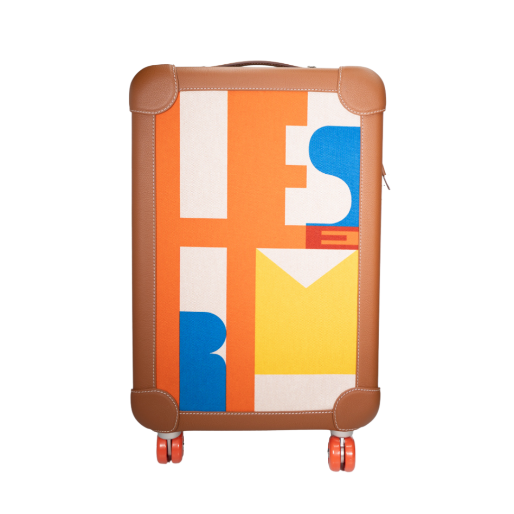 Hermes Canvas with Taurillon Regate RMS Rolling Trolley Medium ...