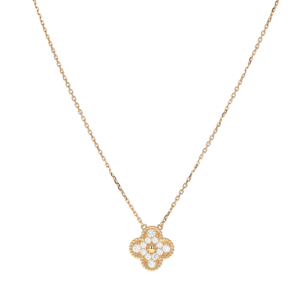 Estate Van Cleef & Arpels Vintage Alhambra Pendant - Luxury In Reach