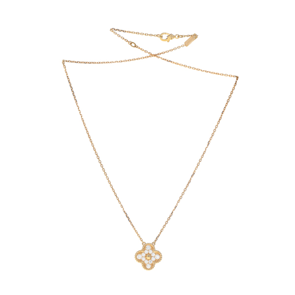 Estate Van Cleef & Arpels Vintage Alhambra Pendant - Luxury In Reach