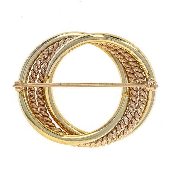 Estate Tiffany & Co. Interlocking Circle Brooch - Luxury In Reach