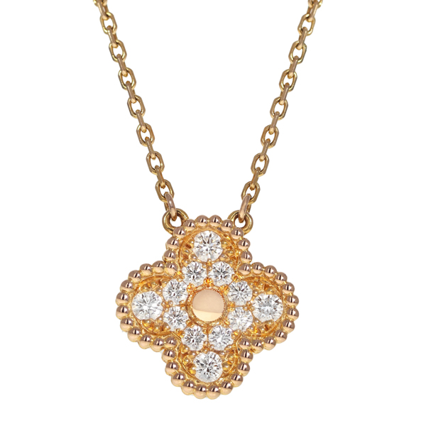 Estate Van Cleef & Arpels Vintage Alhambra Pendant - Luxury In Reach