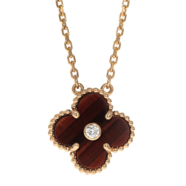 Estate Van Cleef & Arpels Holiday Vintage Alhambra Pendant - Luxury In ...