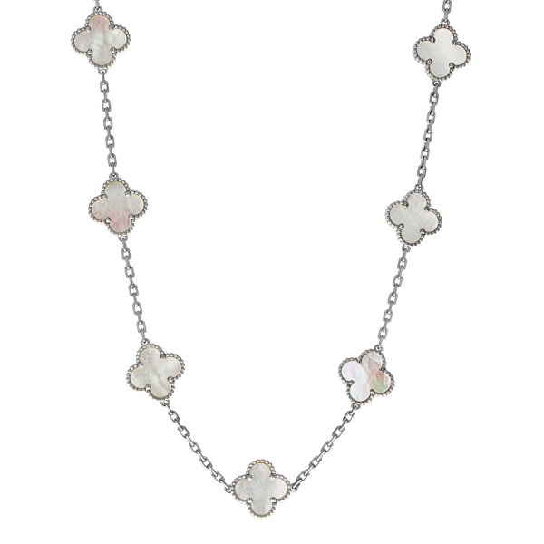 Estate Van Cleef & Arpels Vintage Alhambra Neckacle - Luxury In Reach